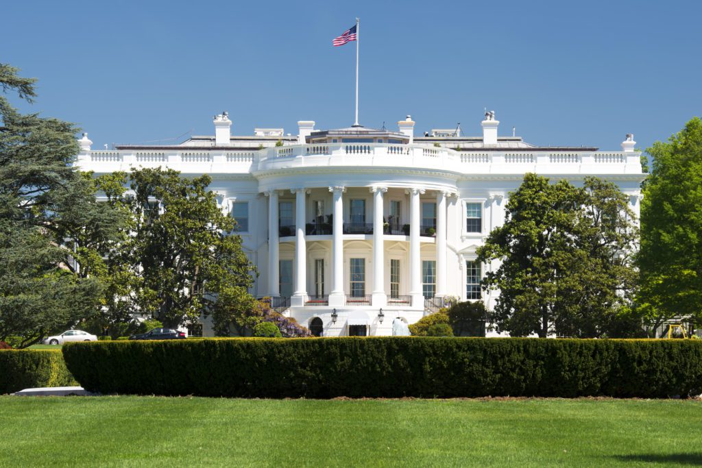 Front View White House 2024